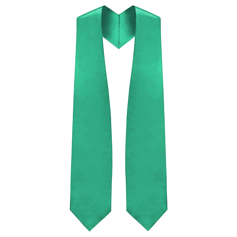 Unisex Emerald Green Stoles For Graduation - My Grad Stoles